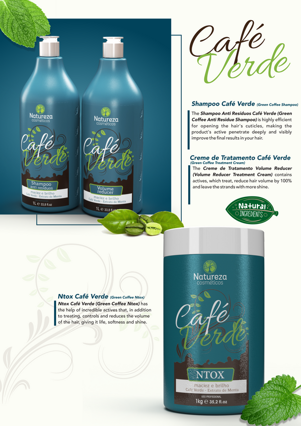 Cafe Verde NTOX Treatment 1kg (35.27fl.oz) – Natureza USA