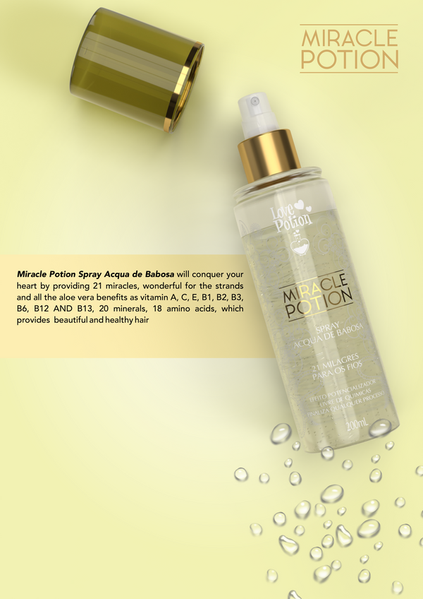 Miracle Potion - Acqua de Babosa (Love Potion Miracle Potion Spray 200 - Natureza USA