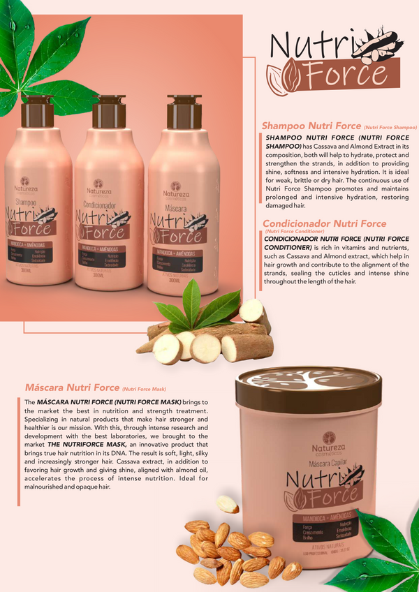 Nutri Force Cassava and Almond Extract (Natureza Cosmeticos Home Care ...