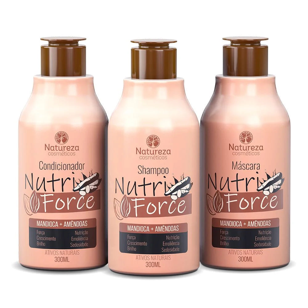 Nutri Force Home Care Kit – Cassava & Almond Extract Nourishing Sy ...